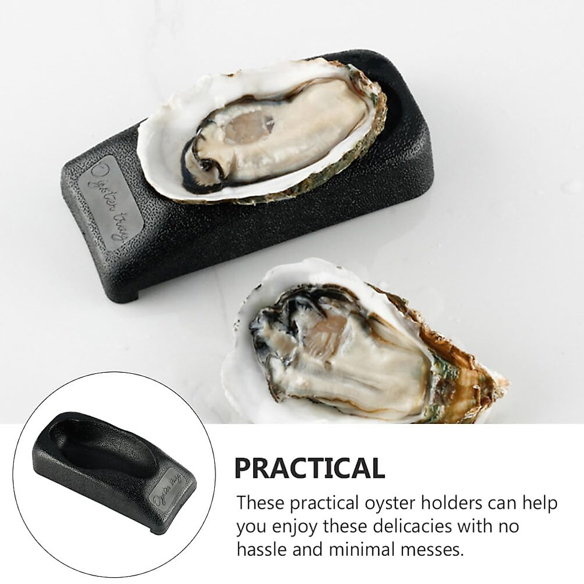 Yardwe Oyster Shucking Clamp Oyster Holder for Shucking Practical Oyster Shell Opening Tool