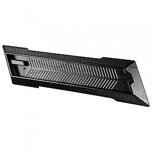 eXtremeRate Black Vertical Stand for PS4 Slim Console, Steady Base Mount Holder for PS4 Slim Console, Bracket Stand for PS4 Slim Console with Built-in Cooling Vents Non-Slip Feet