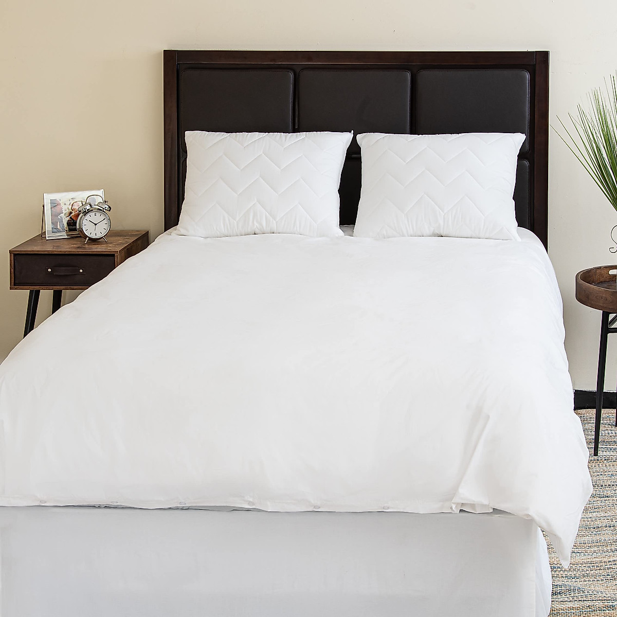 Superity Linen Duvet Cover Twin Size - Soft, Breatheable, Comfortable, and Allergy Free - Protects Comforter Against Dust, Dirty, and Stains - 100% Cotton - 200 Thread Count - (68 X 86)