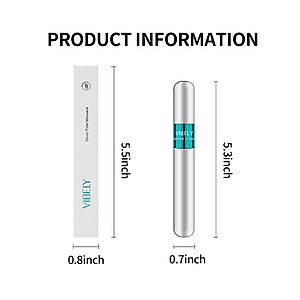 2 Pack 2 in 1 Mascara 5x Longer Waterproof Lash Cosmetics Natural Lengthening and Thickening Effect No Clumping Superstrong Magic 4d Silk Fiber For Vibely Mascara Makeup (2 Pack)
