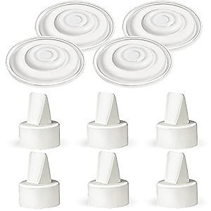 PumpMom Pump Parts for Spectra S1 Spectra S2 Spectra 9 Plus, Compatible with Spectra Duckbill Valve and Silicone Membrane Replace Spectra S2 Replacement Parts Not Original Spectra Pump Parts