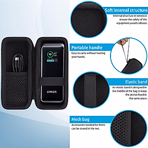 khanka Hard Travel Case Replacement for Anker Prime Power Bank 12000mAh 130W/20000mAh,200W