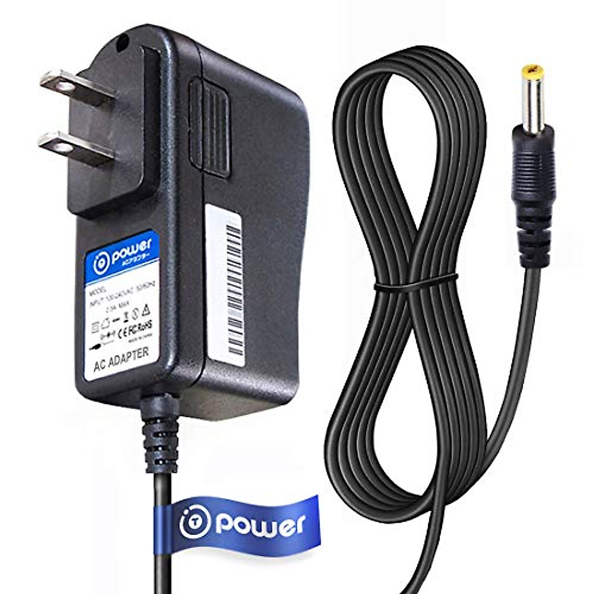 T POWER 9V AC Dc Adapter Charger for all Sylvania 7" 8" 9" 10" & 13.3" portable DVD Player & Sylvania SYNET7WID Mini book Power Supply