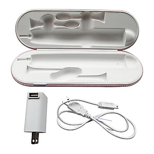 HX9210 HX9200 Travel Charger Case w/AC Charer+US Cable for Philips Sonicare DiamondClean HX9340 HX9350 HX9382/HX9342/HX939L Toothbrushes