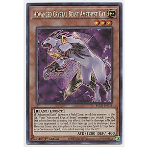 Advanced Crystal Beast Amethyst Cat - BLCR-EN011 - Secret Rare - 1st Edition