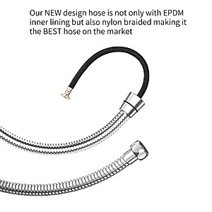 Yawenner Handheld Bidet Toilet Sprayer, Stainless Steel Bathroom Bidet Sprayer Set with Hose, Baby Cloth Diaper Sprayer, for Feminine Wash, Shower Sprayer for Pet, Wall or Toilet Mount