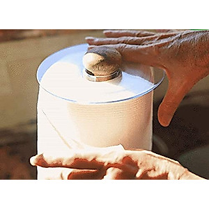 Paper Towel Topper- Keeps Top of Paper Towel Roll Clean & Dry - Paper Towel Holder Countertop Stand