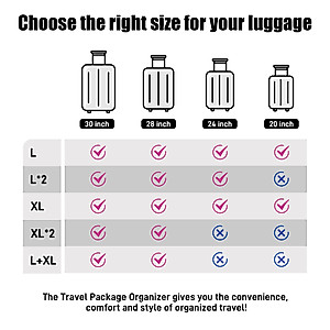 Twira Portable Hanging Travel Shelves, Suitcase Organizer, Packing Cubes for Travel, Carry-On Closet Insert, X-Large Capacity Travel Bags Collapsible 4-Shelf Travel Closet with 2 Hooks (White)