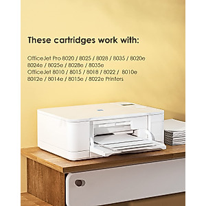 TOMKIRA 910 XL Ink cartridges Combo Pack Replacement for 910 XL Compatible with OfficeJet Pro 8020 8030 8025 8035 8028, Compatible with OfficeJet 8022 8010 8015 (1 Black,1 Cyan,1 Magenta,1 Yellow)