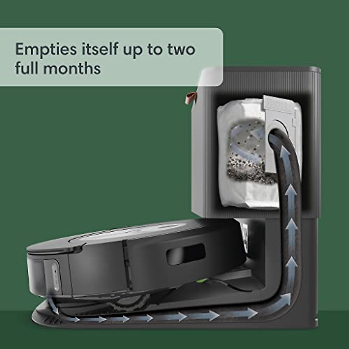 iRobot Roomba Combo j7+ Self-Emptying Robot Vacuum & Mop - Automatically Vacuums and Mops, Fully Retractable Mop pad, Identifies & Avoids Obstacles, Smart Mapping, Works with Alexa, Ideal for Pets