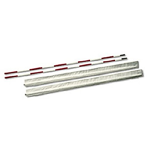 Tandem Sport Collapsible Volleyball Net Antenna, Red/White, Set of 2