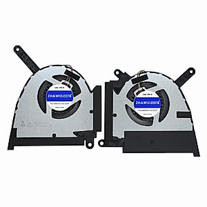ZHAWULEEFB Replacement New CPU+GPU Cooling Fan for ASUS TUF Dash F15 FX517ZC ZR RTX3070 DC12V FQ1L DFSCL42P06593U 13NR0990T01021 FQ1M DFSCL42P16593U 13NR0990T02021 DC12V 0.6A
