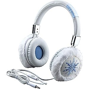 eKids M48 Disney Frozen 2 Kids Headphones Fashion with Built in Microphone, Stream Audio Playback Disney Plus, Adjustable Kids Headband Home Travel