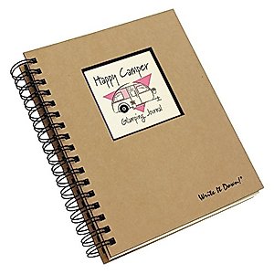 Write it Down Journals Unlimited Happy Camper Journal, Brown (43493-32134)
