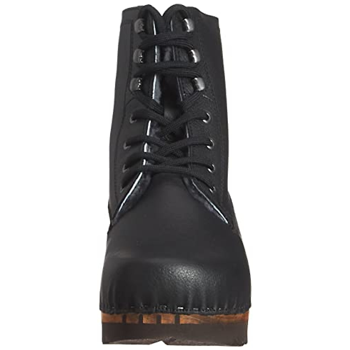 Woody Men's Classic Mid Calf Boot, Smooth Leather Embossed Nero, 9