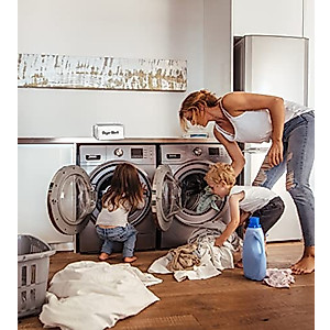 LifeLAZA Acrylic Dryer Sheet Dispenser with Hinged Lid, Clear Dryer Sheet Holder for Fabric Softener Sheets, Transparent Container Storage Box for Laundry Room Decor