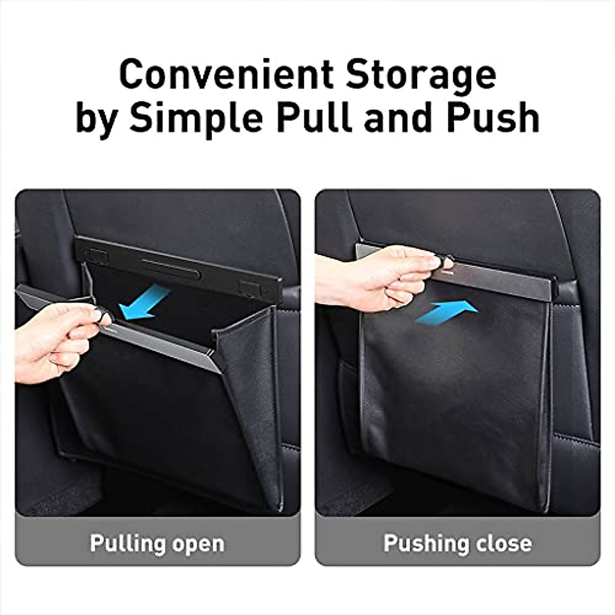 Car Organizer Car Trunk Leather Back Seat Storage Bag Auto Cargo Storage Box Universal for Cars Luggage Travel Pocket