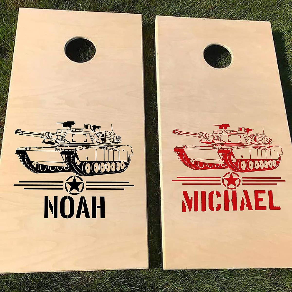 USA Armed Forces Tank Boy Name Personalized Wall Sticker Decal-M1A1 Abrams Tank Decal Vinyl Sticker for Nursery-Custom Desing-Made in USA