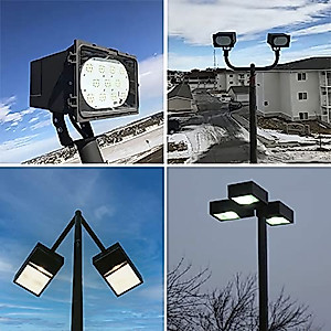 OSTEK 75W LED Shoebox Retrofit Kits, Replace 350W MH/HPS/HID Bulbs- 10,125LM 5000K E39 Mogul Base Retrofit Lights for Parking Lot Shoebox Light, Street Lighting, MEANWELL Driver, DLC&ETL Certified