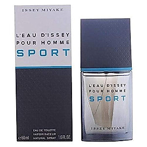 Issey Miyake Eau de Toilette Spray, L'eau D'issey Pour Homme Sport, 3.3 Ounce