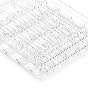 Dritz Box with Foam Insert Bobbin Set, 25, Assorted