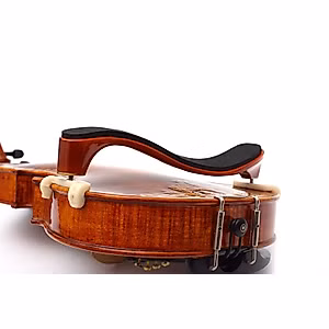 AMZZ Adjustable Solidwood Violin Shoulder Rest with Collapsible for 3/4 4/4 Violin Fiddle and 12" 13" Viola (3/4 or 4/4 Violin Shoulder Rest)