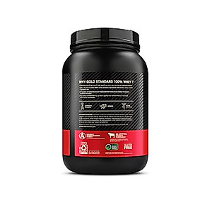 Optimum Nutrition Gold Standard 100% Whey Protein Powder, Chocolate Malt, 2 Pound (Packaging May Vary)