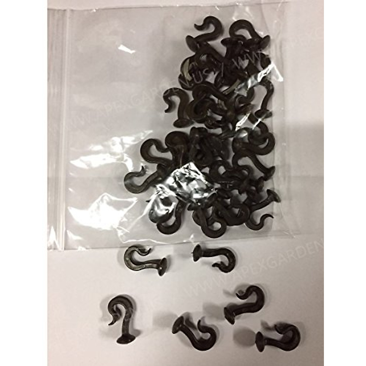 Plastic Hooks for Gazebo Curtains/Mosquito Netting/The Track of Lowe's Allen roth #GF-12S004B Gazebo - Quantity of 36 -