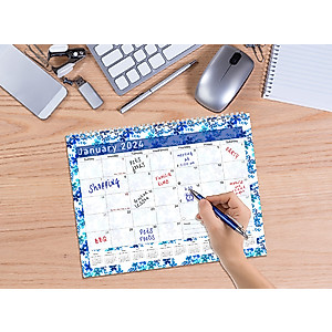 2024 Monthly Desktop/Wall Calendar/Planner - Habit Tracker - Daily, Weekly & Monthly Goal Motivational Habit Tracking Journal Inspirational - (Edition #022)