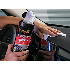 Meguiar's G4100 Natural Shine Protectant Wipes - 25 Wipes