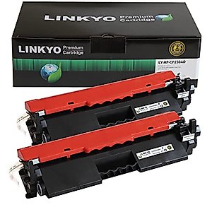 LINKYO Compatible Toner Cartridge Replacement for HP 30A CF230A (Black, 2-Pack)