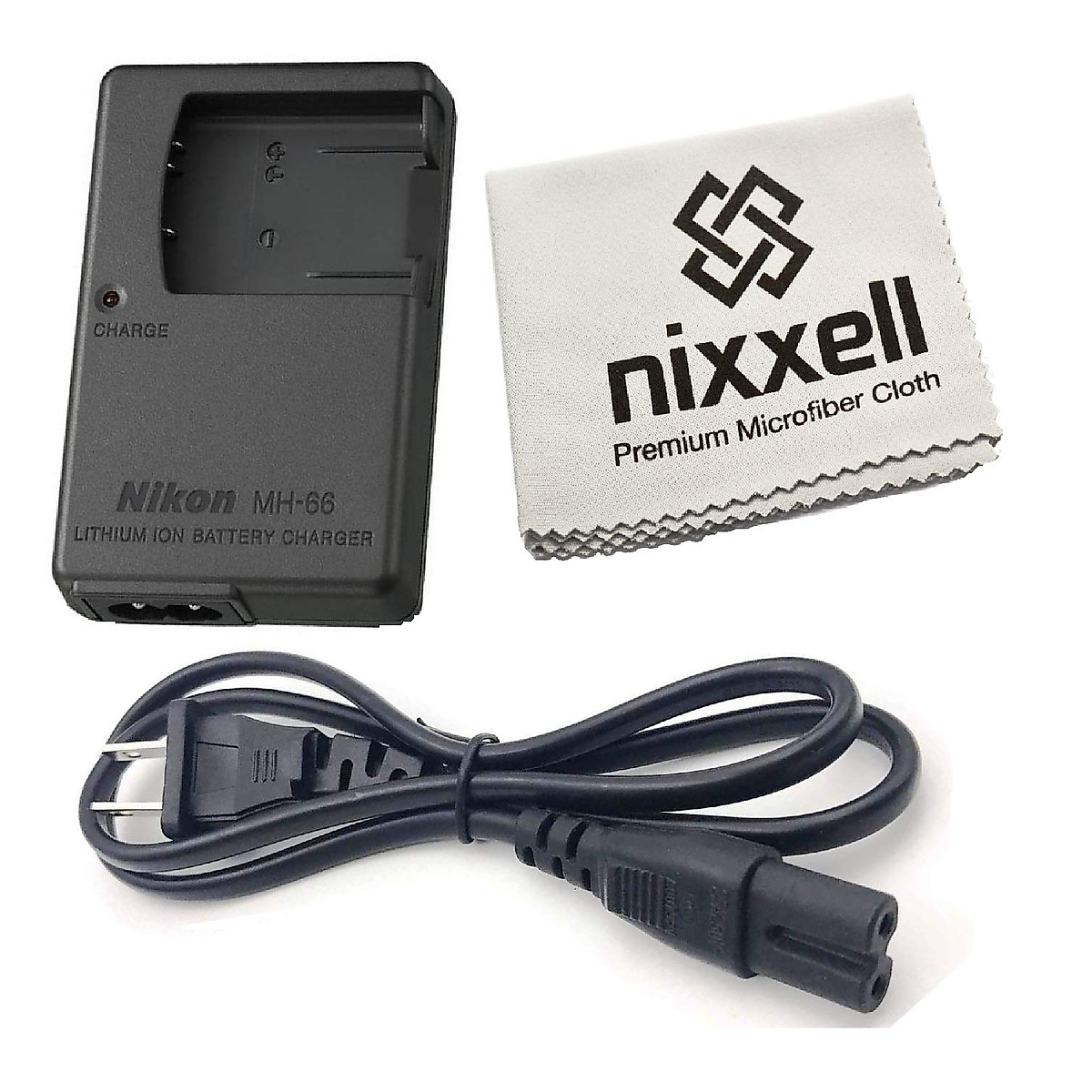 Nikon MH-66 Charger for EN-EL19 Coolpix S100 S3100 S3200 S3300 S3600 S3700 S4100 S4200 S4300 S5200 S5300 S6400 S6500 S6800 S6900 S7000 Digital Camera