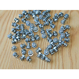 KNHYKXD Bicycle Brake line Anchor Bolt, Brake line Adjuster with nut and Washer, Suitable for Off-Road Bicycles. Electric Bike. Foldable Hybrid Bike for Kids. Bicycle Accessories