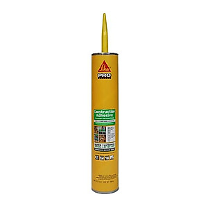 SikaBond Construction Adhesive, Gray, Advanced polyurethane for outdoor. Water immersible & waterproof, 29 fl.oz