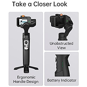 Camera stabilizer, Portable 3- Anti-Shake stabilizer for RX0