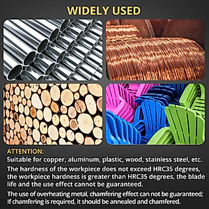 AMTOVL Air Chamfer Tool, Mini Pneumatic Chamfering Machine, 30000 RPM Pneumatic Chamfering Tool, 45 Degree Air Beveling Machine with 1/4 Inch Air Inlet for Metal, Wood, Acrylic Deburring and Trimming