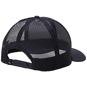 Quiksilver Men's Easy Does IT SNAP Back Trucker HAT, Navy Blazer, One Size