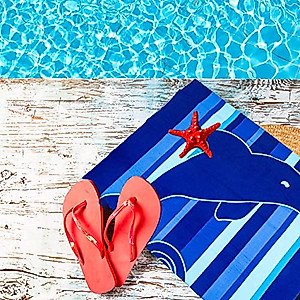 only warm Large Thin Microfiber Beach Towel,Fast Quick Dry Sand Free Lightweight for Men Women Boys Girls (Blue)