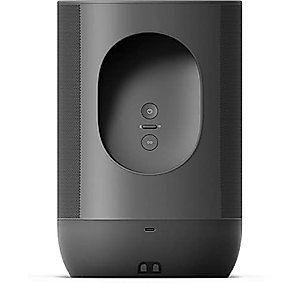 Sonos Move - Battery-powered Smart Speaker, Wi-Fi and Bluetooth with Alexa built-in - Black​​​​​​​ (Renewed)