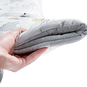 WTdianpu Thick Baby Play Tummy Time Mat Plush Stuffed Animal Infant Crawling Nap Activity Travel Mat for Newborn Girl Boy Toddler - Nursery Gift, 30''x30'', Elephant(2) (421PB0072N-1)