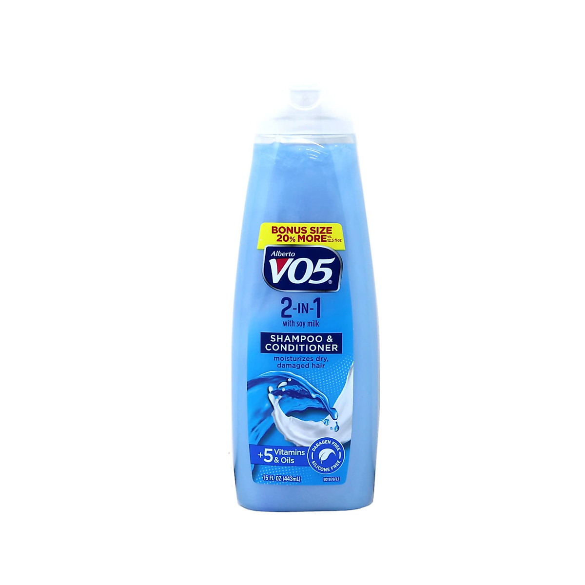 VO5 Shampoo/Conditioner 2 in 1 Moisturizing 12.5 Oz(6 Pack)