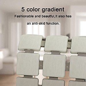 BEMISO Shower Mat Non Slip Bathtub Mat with Suction Cups and Drain Holes Bath mat for tub 33.4 x 15.7 Inch Large Size