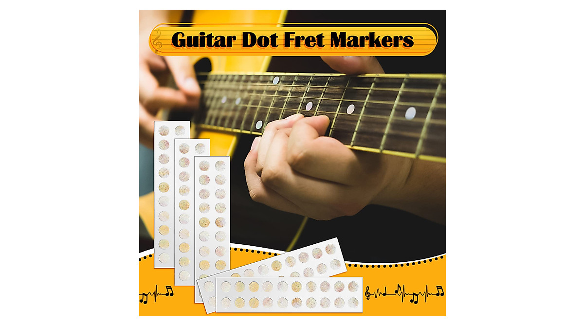 100 Pcs Guitar Fret Markers - Easy to Use & Stylish