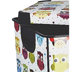 Curver Stockholm Owls Deco Storage Box Multi Colour, 22 Litre