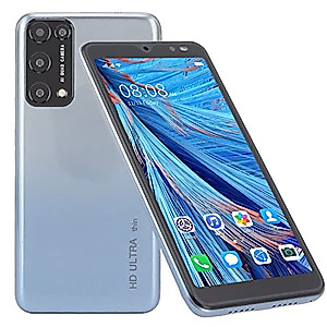 Diyeeni for Android 6 Smartphone, 5.45in Full Screen Cell Phone 2GB RAM 32GB ROM, 5MP Rear Camera Mobile Phone, for MTK6799 Quad Core CPU, 2200mAh Battery, Support Expansion 128GB(Gray)