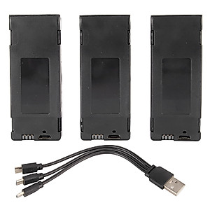 Drone Battery, 2600MAH 3.7V Drone Rechargeable Battery ABS for S13 S1 APP8GPS