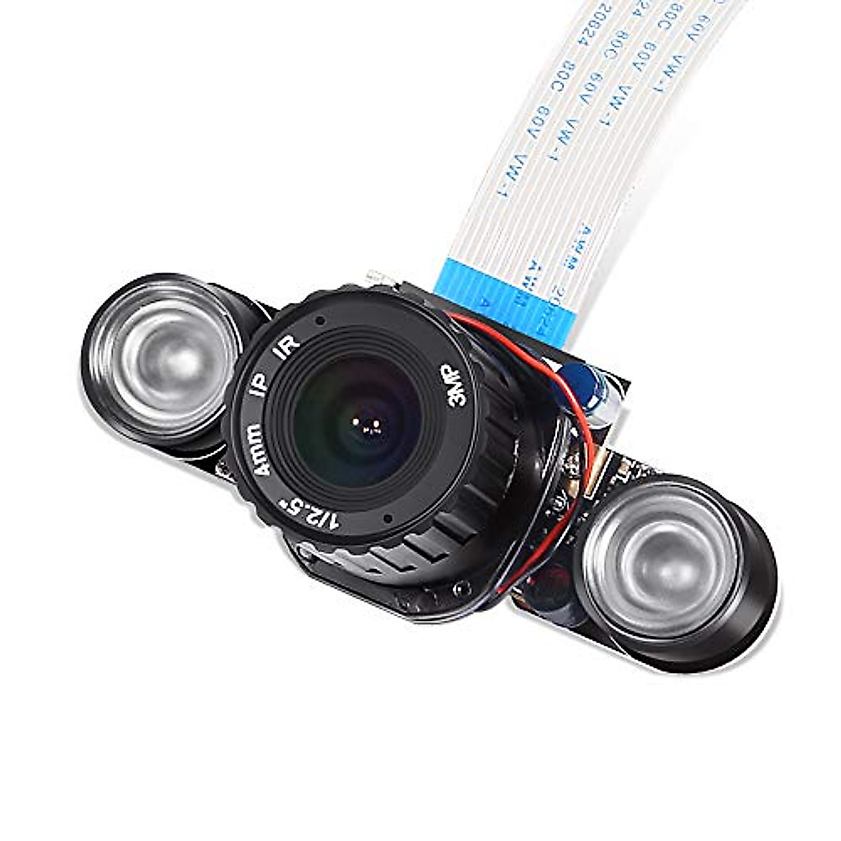for Raspberry Pi Camera Module 4 B 5MP 1080p OV5647 Automatically Switching Between Day-Vision and Night-Vision Webcam Lens 72 Degree FoV for Raspberry Pi Model A/B/B+, Pi 2 and Raspberry Pi 3,3 b+