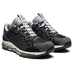 ASICS Women's Gel-Quantum 360 6 Sportstyle Shoes, 9.5, Black/Piedmont Grey