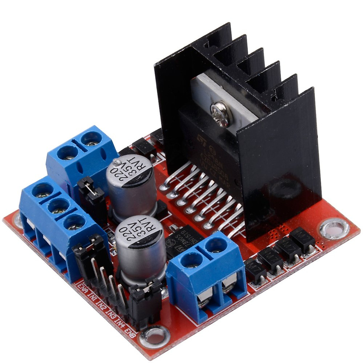 Qunqi 2Packs L298N Motor Drive Controller Board Module Dual H Bridge DC Stepper For Arduino