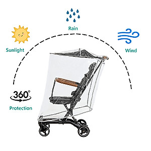 Evolur Cruise Rider Stroller Rain Cover